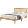 Bay Isle Home™ Stavern Mid Century Natural Platform Bed & Reviews | Wayfair